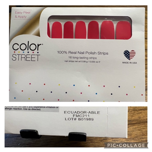 Color Street | Makeup | Ecuadorable Color Street Nail Polish Strips ...